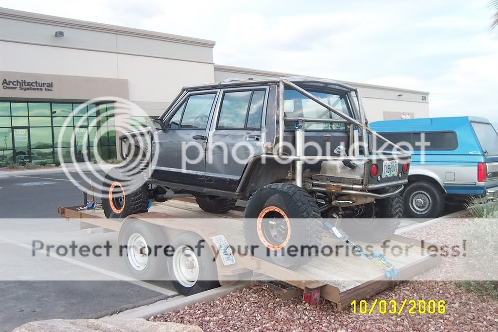 91 jeep cherokee project with trailer | Pirate 4x4
