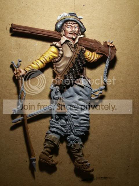 WIP - 17th Century Dutch Musketeer | planetFigure | Miniatures