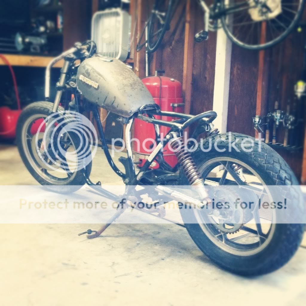gs450 build/ cb750 hardtail build - ChopCult